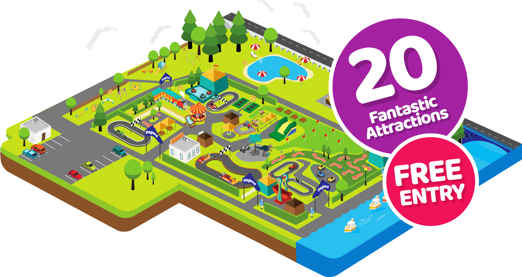 Free Entry to a fun day out for all the family - Playland Fun Park